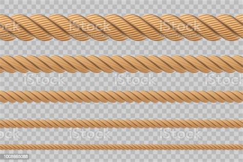 현실적인 항해 꼬인된 밧줄 매듭 장식 및 취재에 고립 된 투명 배경 루프의 크리에이 티브 벡터 일러스트 레트로 빈티지 아트 디자인입니다 추상 개념 그래픽 요소 갈색에 대한