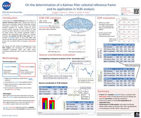 Pdf On The Determination Of A Kalman Filter Celestial Reference Frame