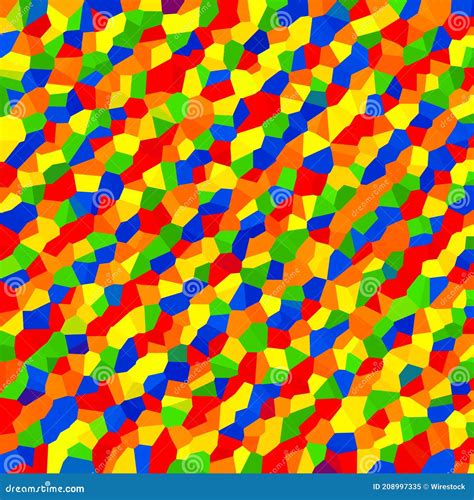 Illustration Of Colorful Spectral Optimal Partitions Background Stock