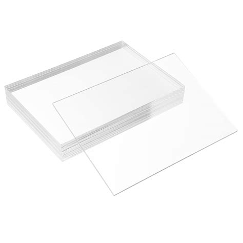 Pack Of 10 Clear Acrylic Sheet 8 X 10 Cast Desertcart India
