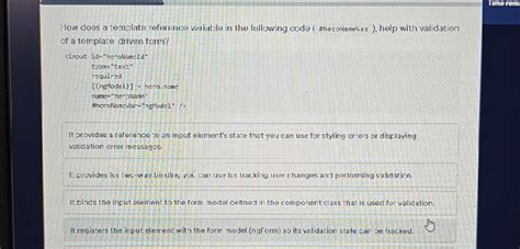 How Does A Template Reference Variable In The Following Code