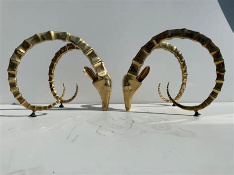 Brass Ibex Ram Coffee Table At 1stdibs
