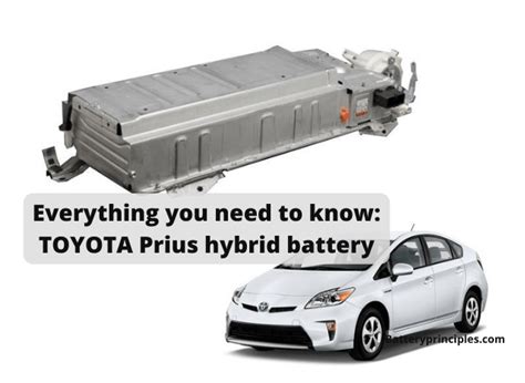Everything You Need To Know Toyota Prius Hybrid Battery