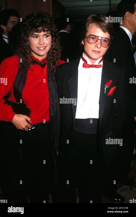Nancy Mckeon And Michael J Fox 1983 Credit Ralph Dominguezmediapunch