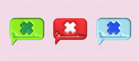 Cross Check Mark Icon Button And No Or Wrong Symbol On Reject Cancel