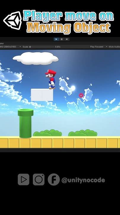 Basic Unity Player Move On Moving Object Gamedev Madewithunity Unitynocode Visualscripting