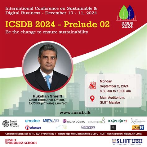 Dr Shanta Rajapaksha Yapa On Linkedin Icsdb Preludes Are Meant To
