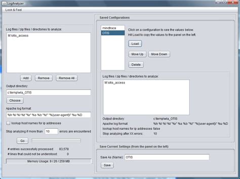 Web Log Analyzer