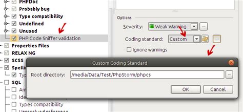 Advanced Php Code Sniffer Options In Phpstorm 50 The Webide Blog