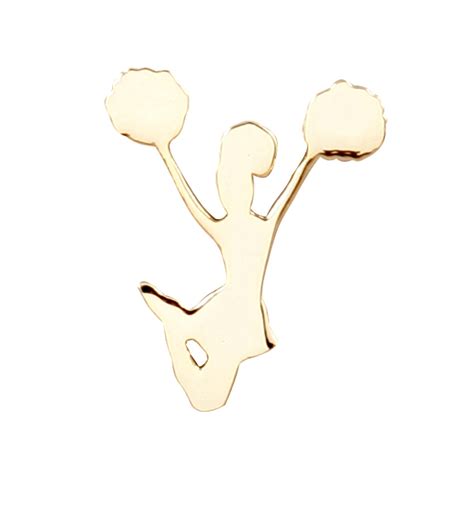 Personalized Custom Cheer Cheerleading Lapel Pins Stock Cheerleading Pins