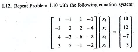 solved repeat problem 1 10 with the following equation