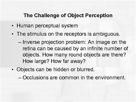 Chapter 5 Perceiving Objects And Scenes Modern