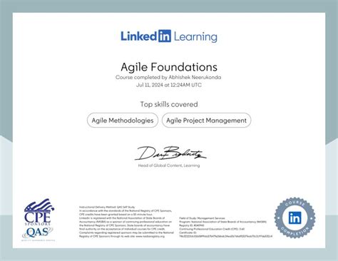 Abhishek Neerukonda On Linkedin Certificate Of Completion