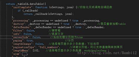 Datatable搜索框、分页、页脚数据显示、显示数据多少的属性设置jquery Datatable搜索框参数 Csdn博客