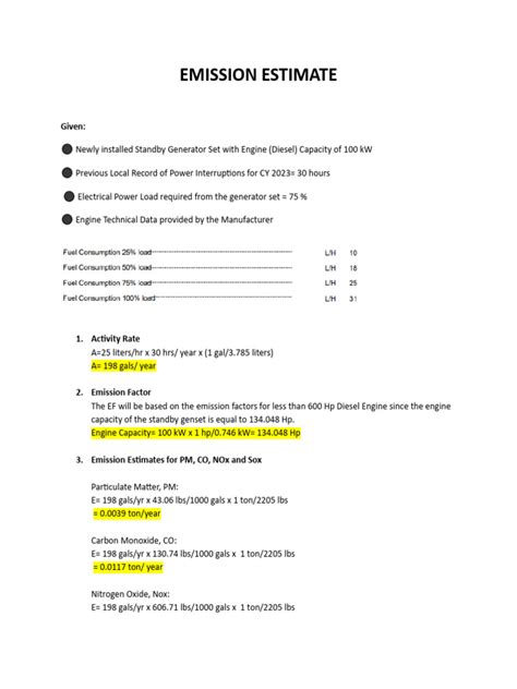 Emission Estimate Pdf