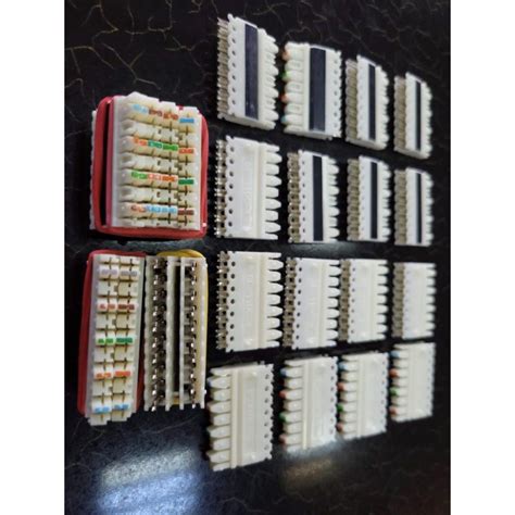 Patch Panel Kit 110 Connect System Cat5e Rack Mount 100 Pairs Pp