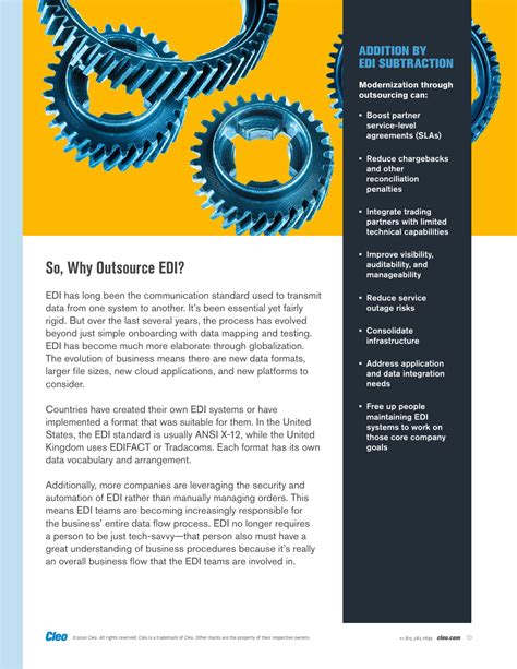 So Why Outsource EDI