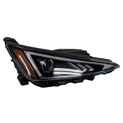 Head Lamp Passenger Side Hyundai Elantra Sedan 2019 2020 Halogen With