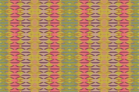Ethnic Zigzag Pattern In Retro Colors Aztec Style Seamless Vector