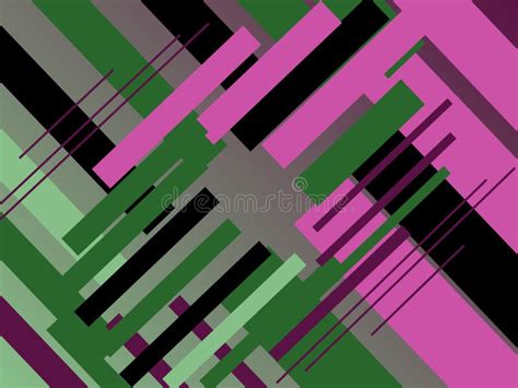 Abstract Vector Background Of Colored Stripes Geometric Pattern Of Intersecting Lines Stock