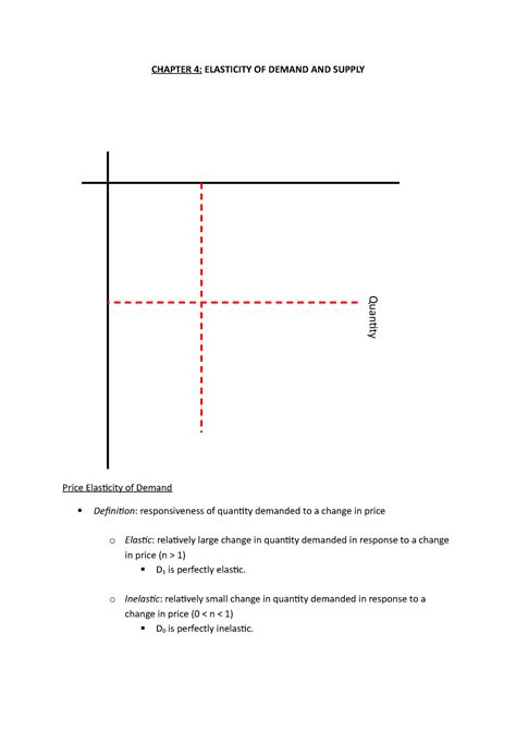 3elasticity Slides Used In Class Chapter 4 Elasticity Of Demand And Supply Quantity Price