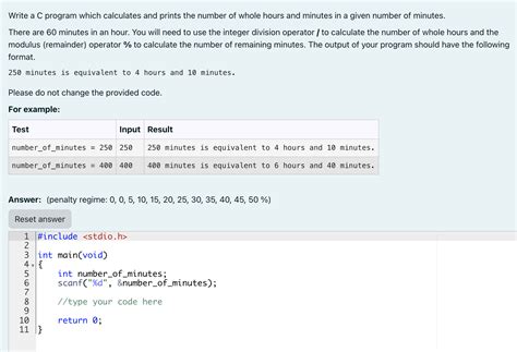 Solved Write A C Program Which Calculates And Prints The