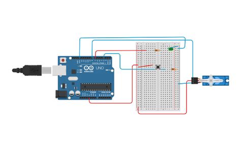 circuit design servo motors tinkercad