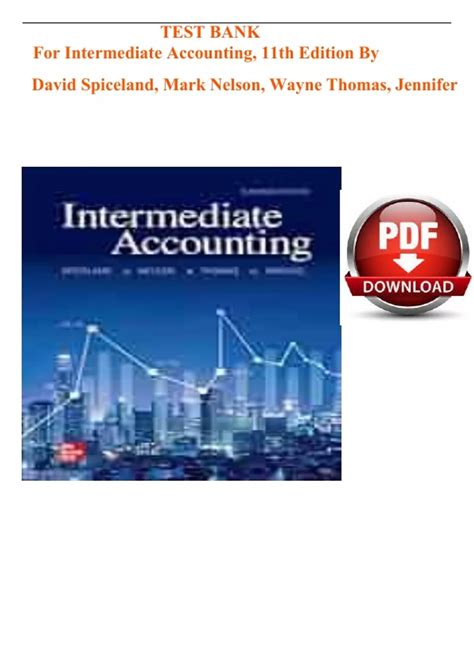 Intermediate Accounting 11th Edition Test Bank By David Spiceland Mark Nelson Wayne Thomas
