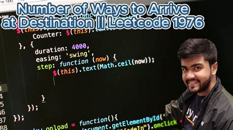 Number Of Ways To Arrive At Destination Leetcode 1976 Graph Dijkstra Algorithm Math