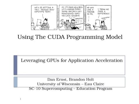 pptx using the cuda programming model dokumen tips