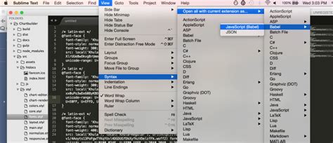 how to install babel or other packages in sublime text 3 storybench