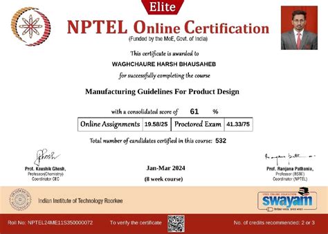 harsh waghchaure on linkedin nptel design productdesign