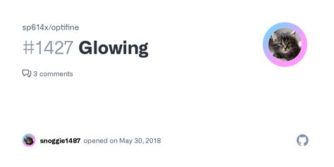 Glowing · Issue 1427 · Sp614x Optifine · Github