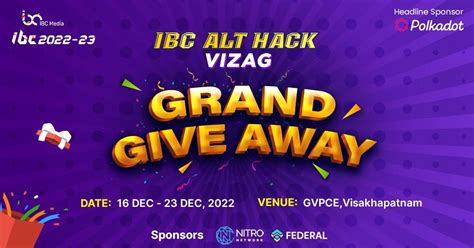 Lalitha Prasanna On Linkedin Ibc Alt Hack Fest Grand Giveaway