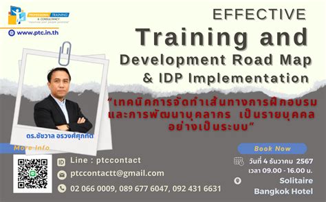 Effective Training And Development Road Map And Idp Implementation ฝึก