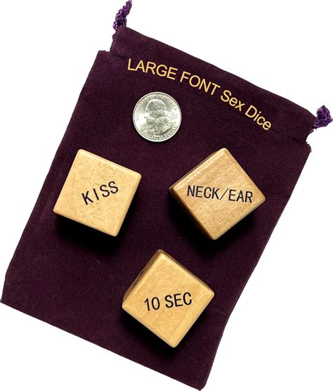 Amazon Com Sex Dice For Adults Naughty Nana S Dirty Dice The Original Large Font Sex Dice