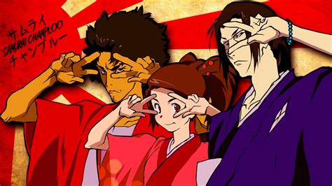 1181119 Drawing Illustration Cartoon Samurai Champloo Poster Fuu Jin Samurai Champloo
