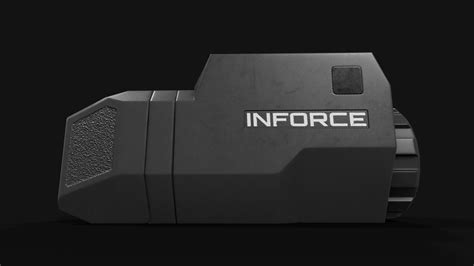 3d Model Inforce Aplc Compact Handgun Weapon Mounted Light Vr Ar