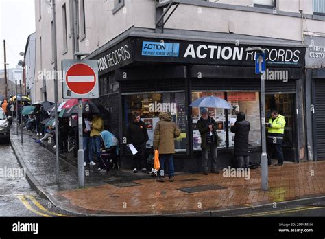 Preston Lancashire UK 22nd Apr 2023 Hundreds Of Vinyl Music Fans