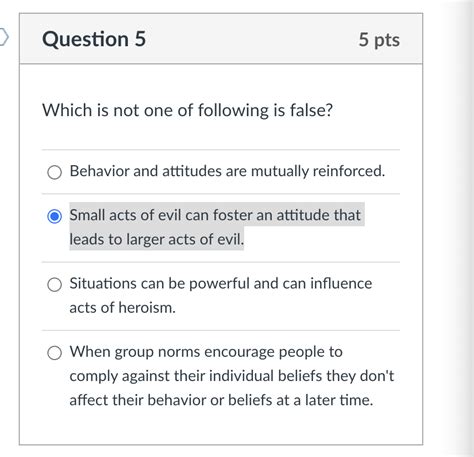 Solved Question 5which Is Not One Of Following Is
