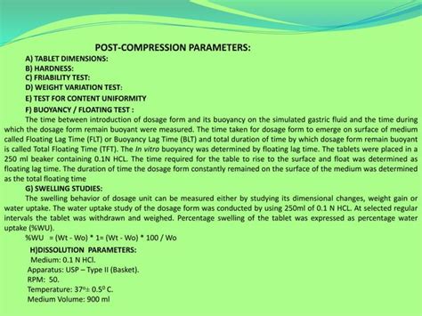Design And Evaluation Gastro Retentive Floating Tablets Of Furosemide Ppt