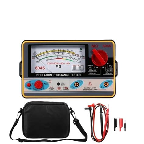 Insulation Resistance Meter Digital Ohmmeter Insulation Tester Megameter 0 2000m 100v 250v 500v