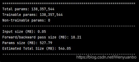 Pytorch 网络可视化一:torchsummary Csdn博客 Pytorch 网络可视化一:torchsummary Csdn博客