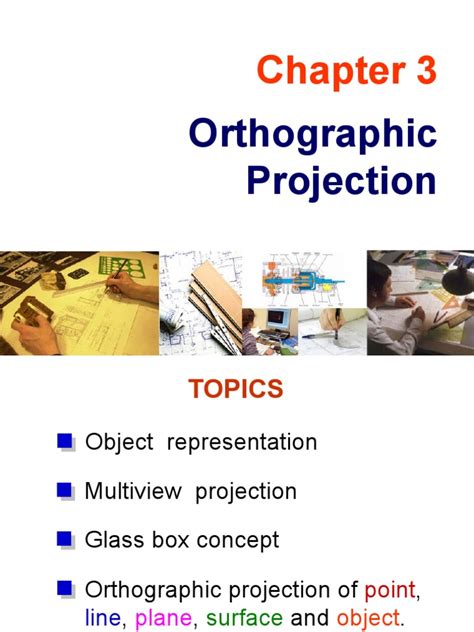 3a Orthographic Projection Multiview Projection Pdf Perspective Graphical