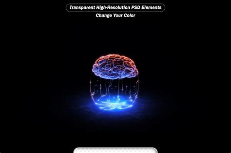 Premium Psd Artificial Intelligence Concept Brain Over A Circuit Board