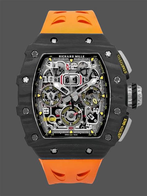 Richard Mille Rm 11 03 Automatic Flyback Chronograph Orange Watch