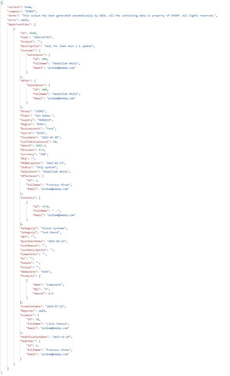 Geos Api Documentation