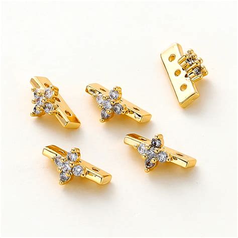 4 шт латунные застежки для браслета 18 К Aliexpress