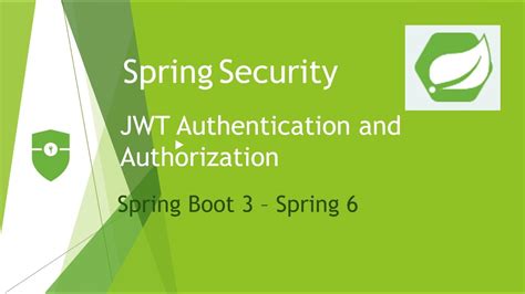 Jwt Authentication Authorization Spring Boot Spring Security