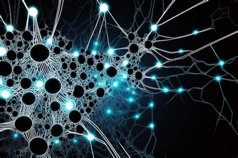Premium Photo Biological Neural Network Background With Layers Of